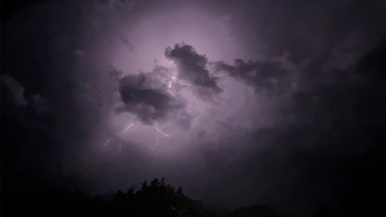 I shot these storm photos on my iPhone 13 Mini. The best camera really ...