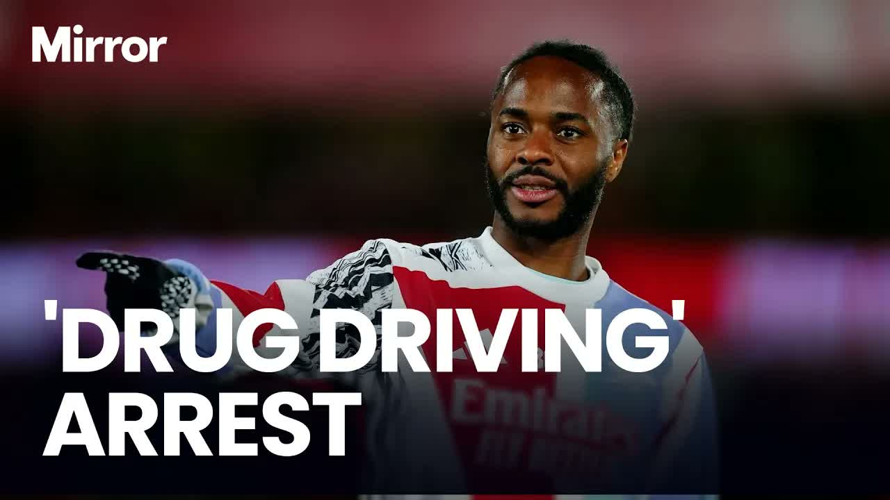 Raheem Sterling arrested for drug-driving after Lamborghini crash