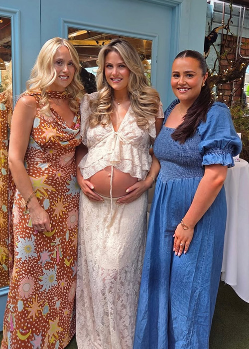 Dominique Nugent celebrates at day she's long 'dreamed of' in boho style