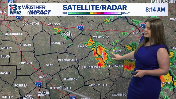 A few showers and storms this evening, but a drier pattern is on the way!