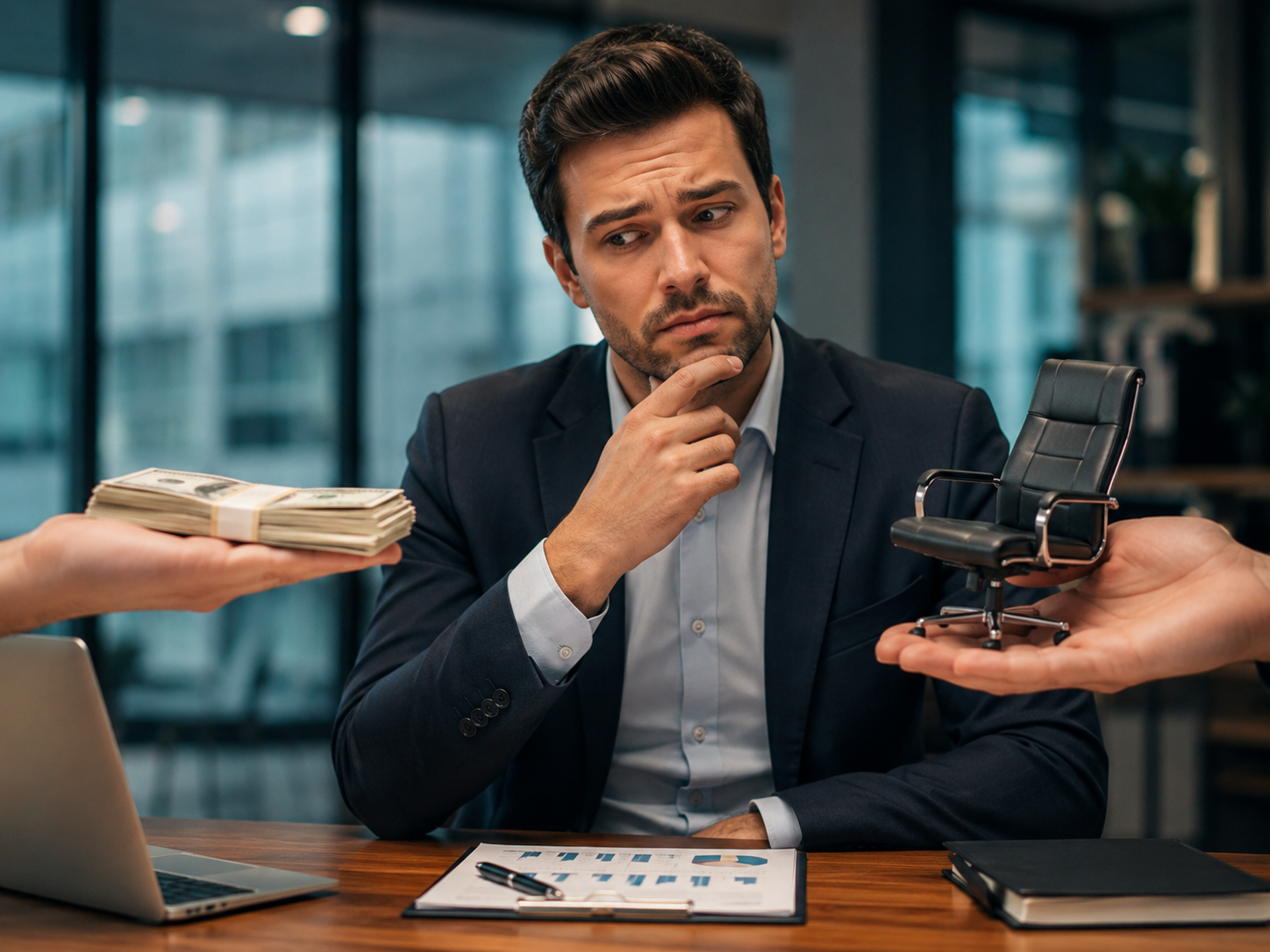A $40,000 raise and the CFO seat are within reach, but one employee in ...