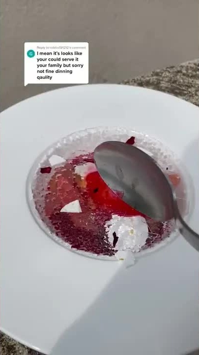 Plating impressive desserts