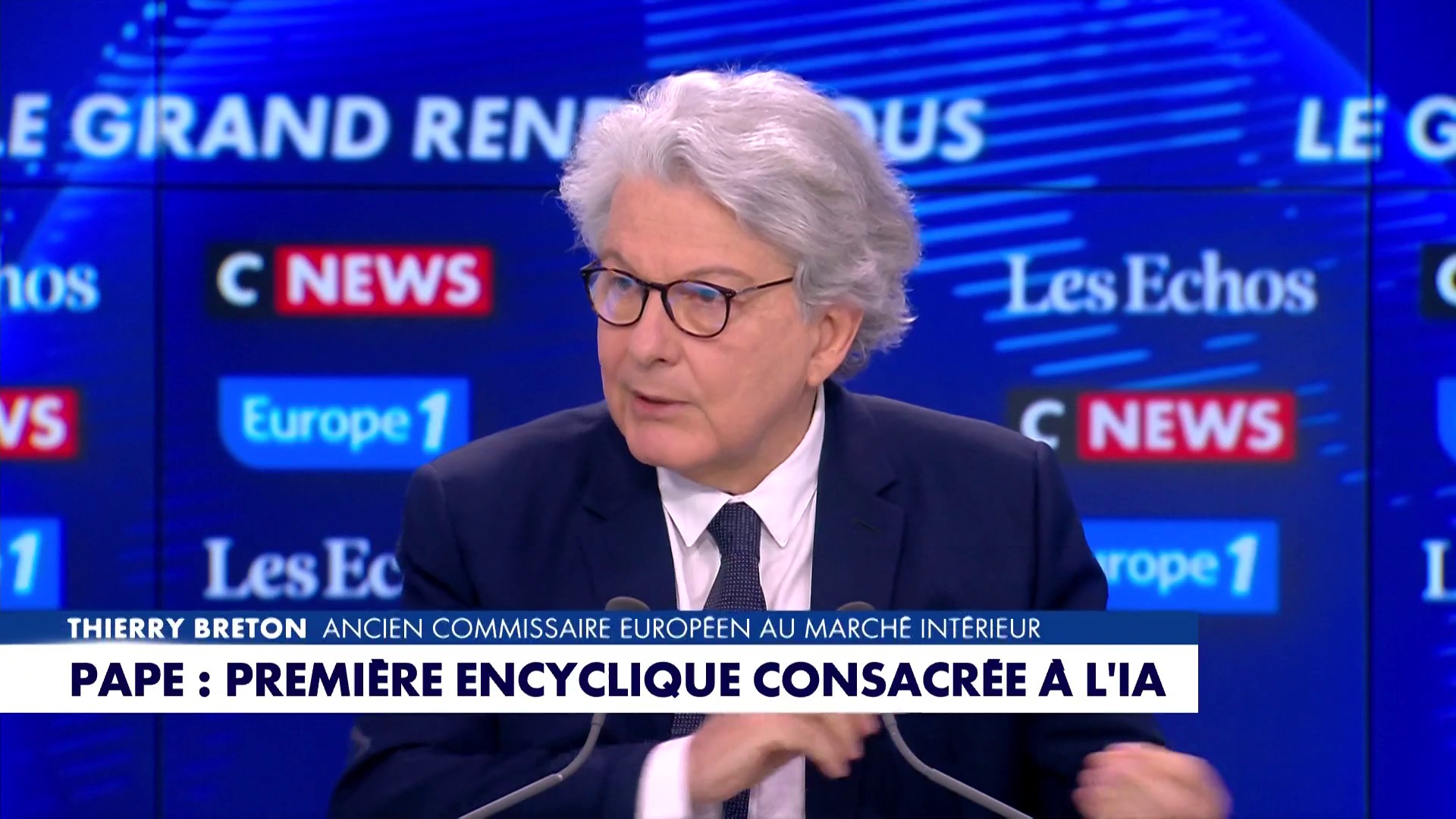 Thierry Breton : « Je me réjouis de l'arrivée de l'IA