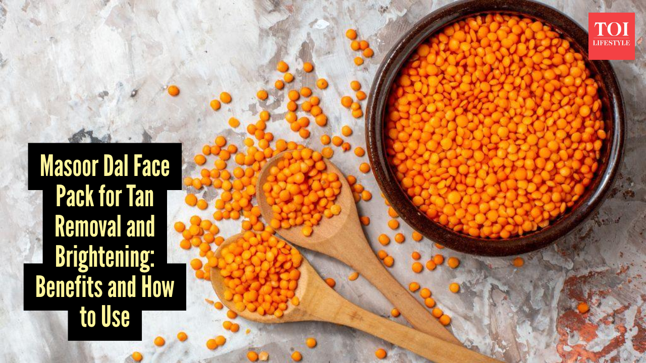 Masoor dal face pack for glowing skin: Recipe, how to use it, and why ...