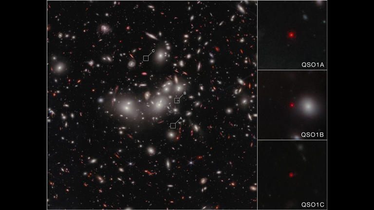 Webb space telescopes reveals black holes formed before galaxies