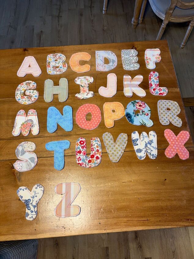 Fabric alphabet