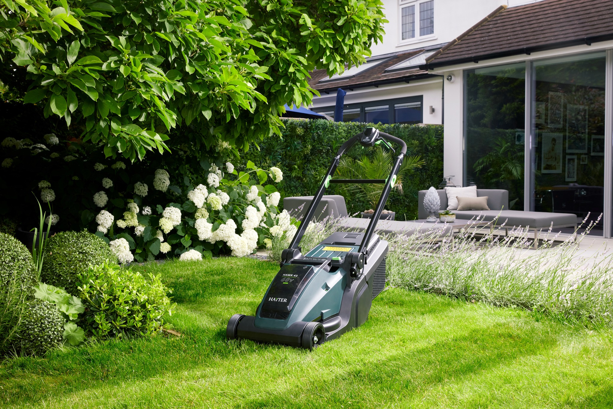 Why Hayter mowers stripe a lawn like a bowling green