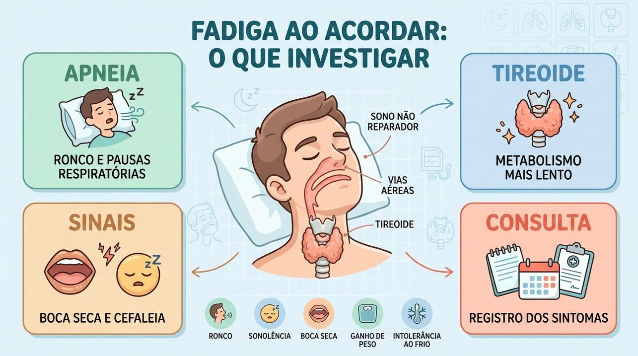 Fadiga ao acordar não é apenas falta de sono: pode ser sinal de apneia ...