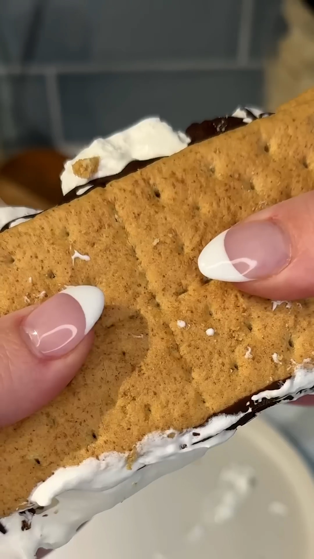 Traditional outdoor dessert reimagined as frozen handheld treat