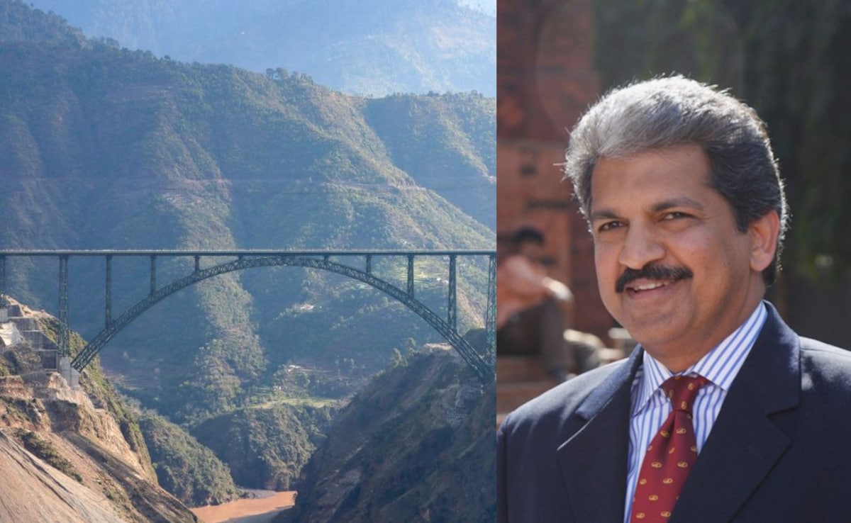 Anand Mahindra adds world's highest railway arch bridge to his 'bucket ...