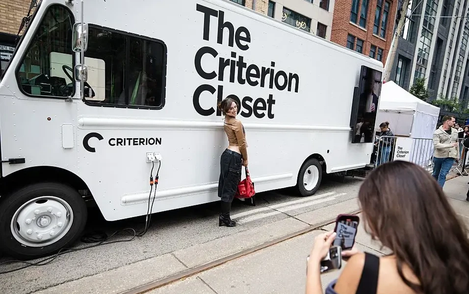 Film fans endure hours-long wait for Criterion mobile closet