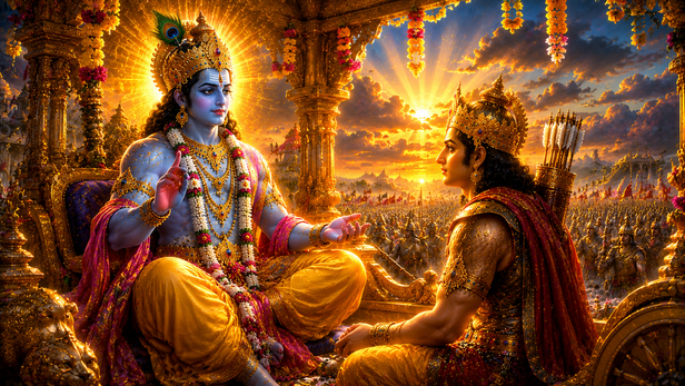 Who heard the Bhagavad Gita before Arjuna?