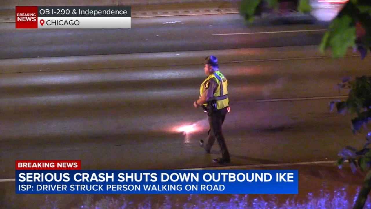 Crash involving pedestrian shuts down I-290 Eisenhower Expressway ...