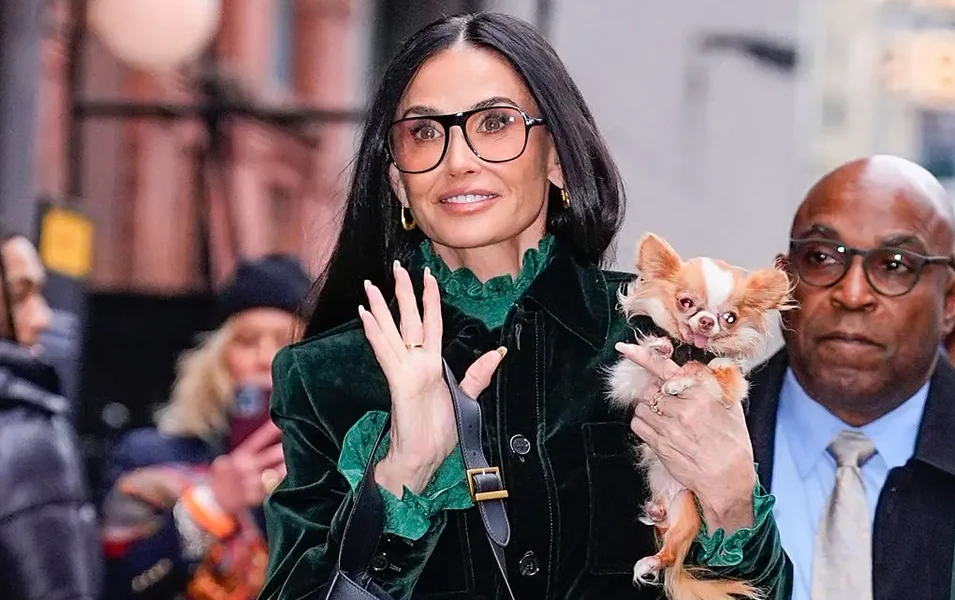 Demi Moore mourns death of beloved chihuahua Pilaf at age five