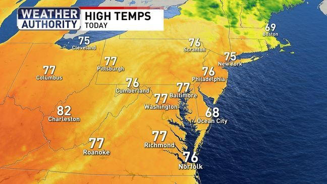 Staying dry & mild to wrap up spring; feeling like summer next weekend