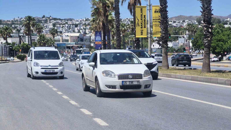 Bodrum’da 25 binden fazla araç çıkış yaptı