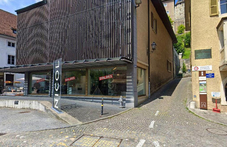 Un chamois saute sur une voiture et s'assomme contre une vitrine