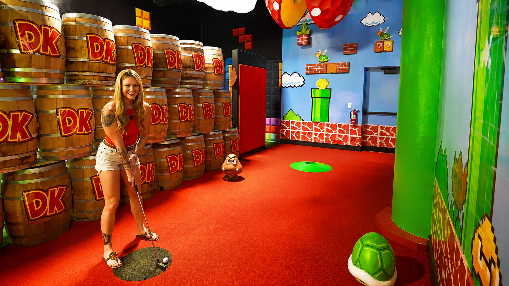 Mind-blowing insane mini golf course!