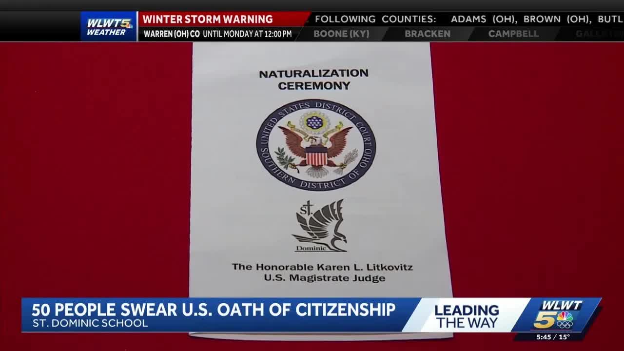 St. Dominic School celebrates 50 new US citizens