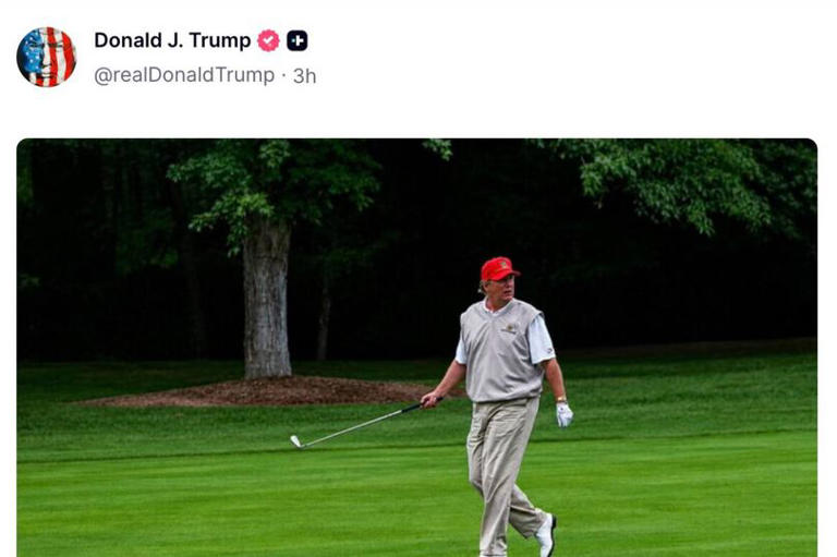 Donald Trump takes time out from Kennedy Center drama to enjoy favorite ...