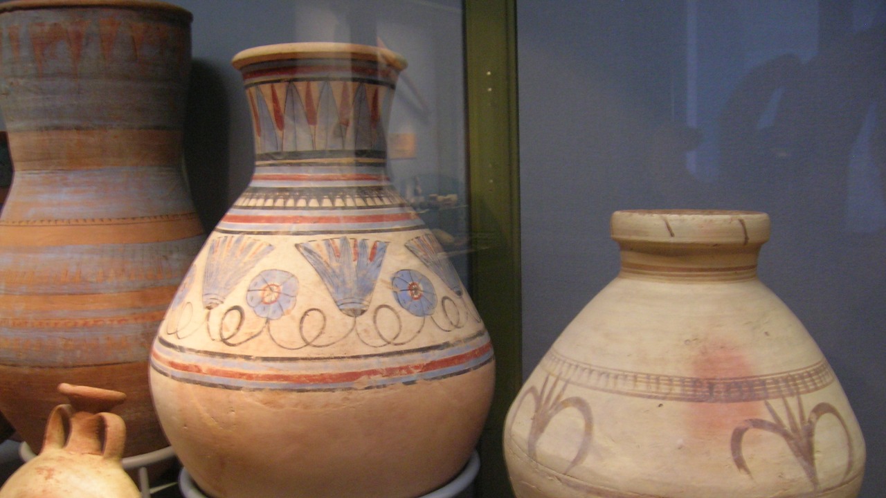 Inscribed pottery and funerary goods just came out of Old Kingdom rock ...