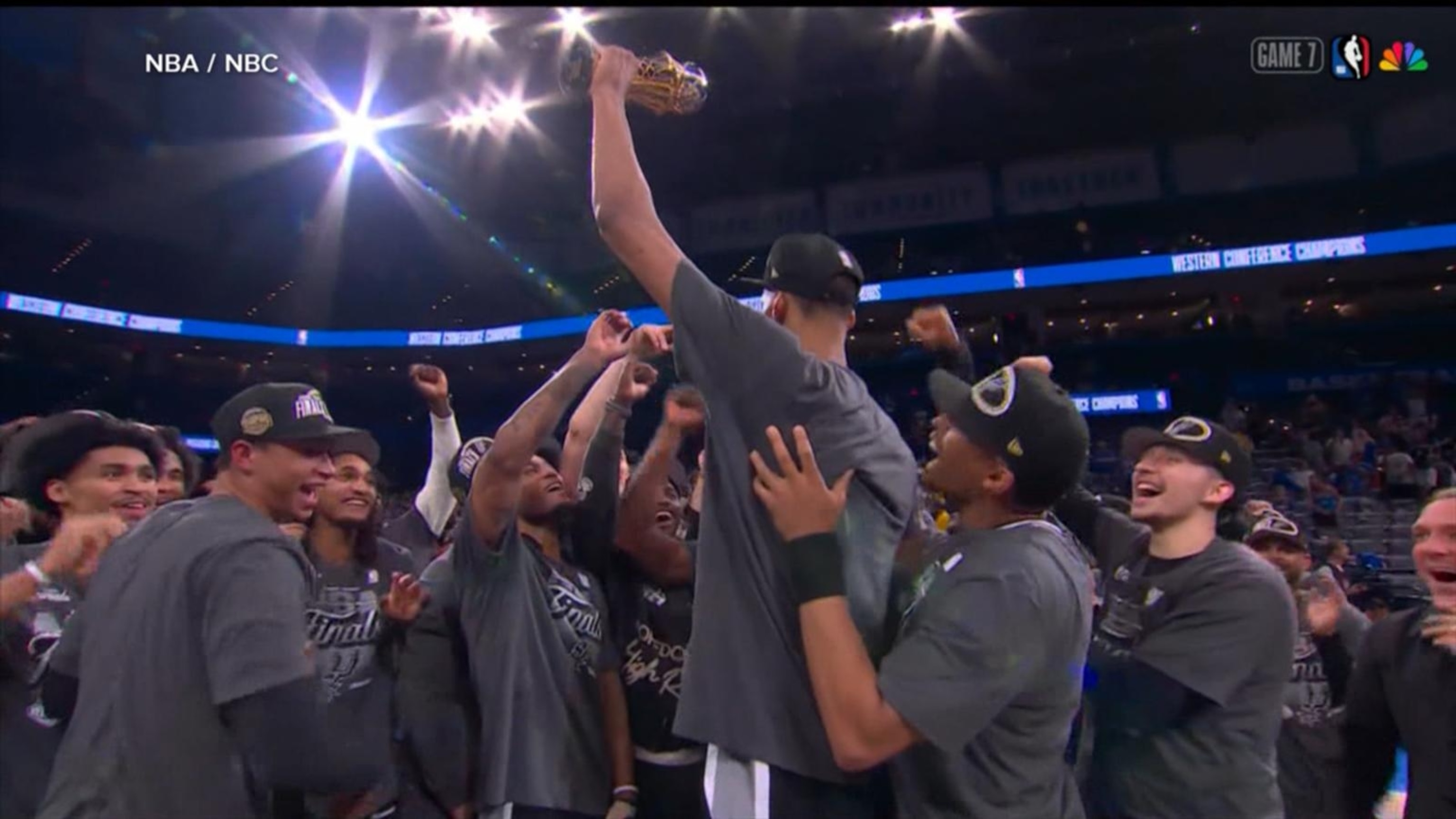 Spurs defeat Thunder in Game 7, set to face Knicks in NBA Finals