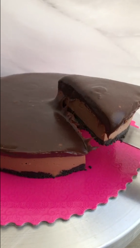Postre cremoso de Nutella para amantes del chocolate