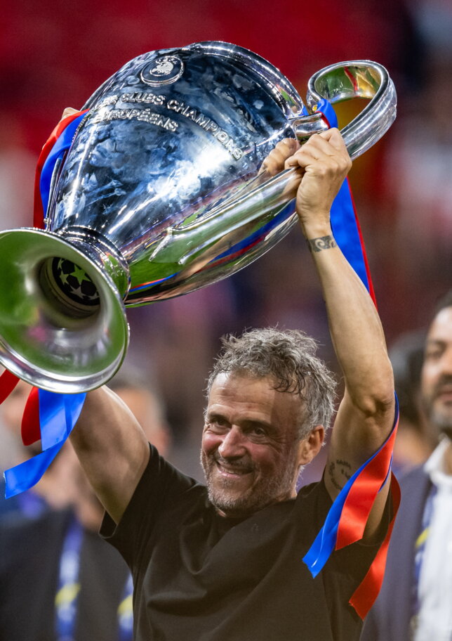 Luis Enrique nel club dei triplettisti con Guardiola, Zidane e Paisley ...