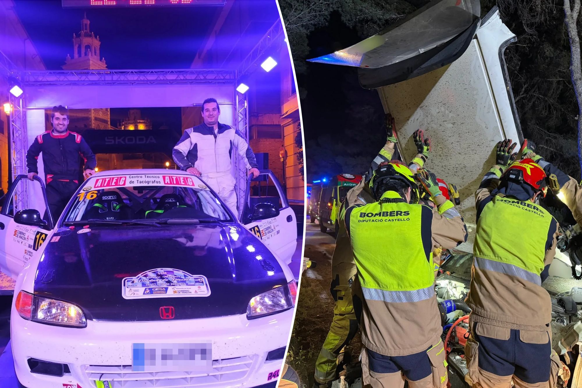 Rally driver dies in horrific crash in Castellon as brother left in ...