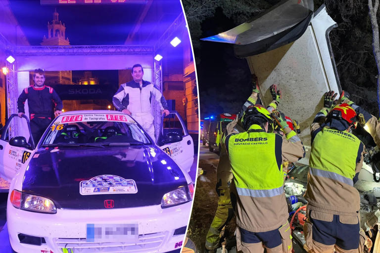 Rally driver dies in horrific crash in Castellon as brother left in ...