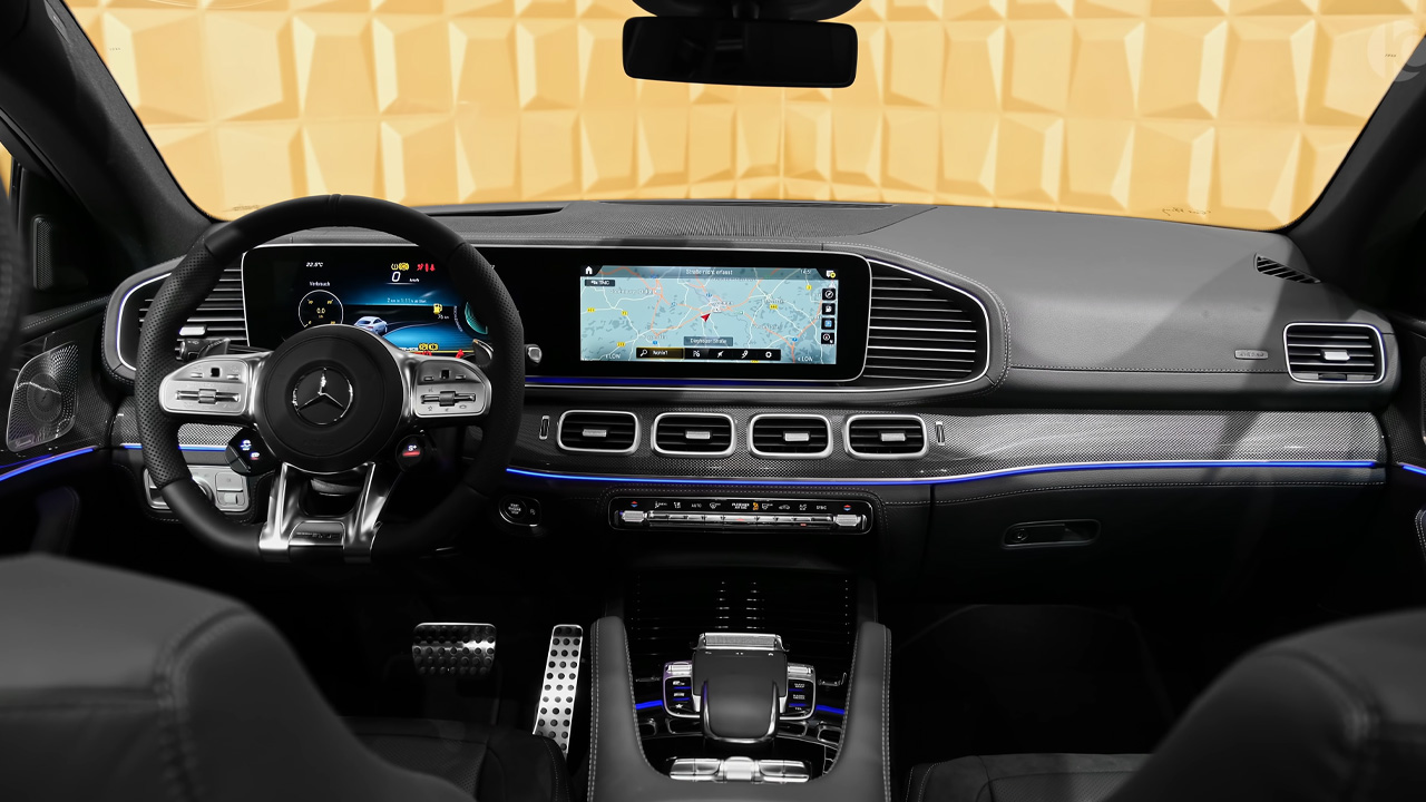 The Stunning Carbon Fiber Interior Of AMG GLE Fifty Three
