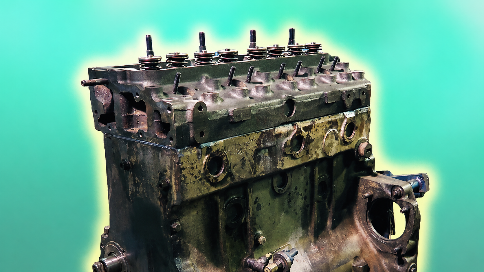 A Perkins engine gets brought back to life