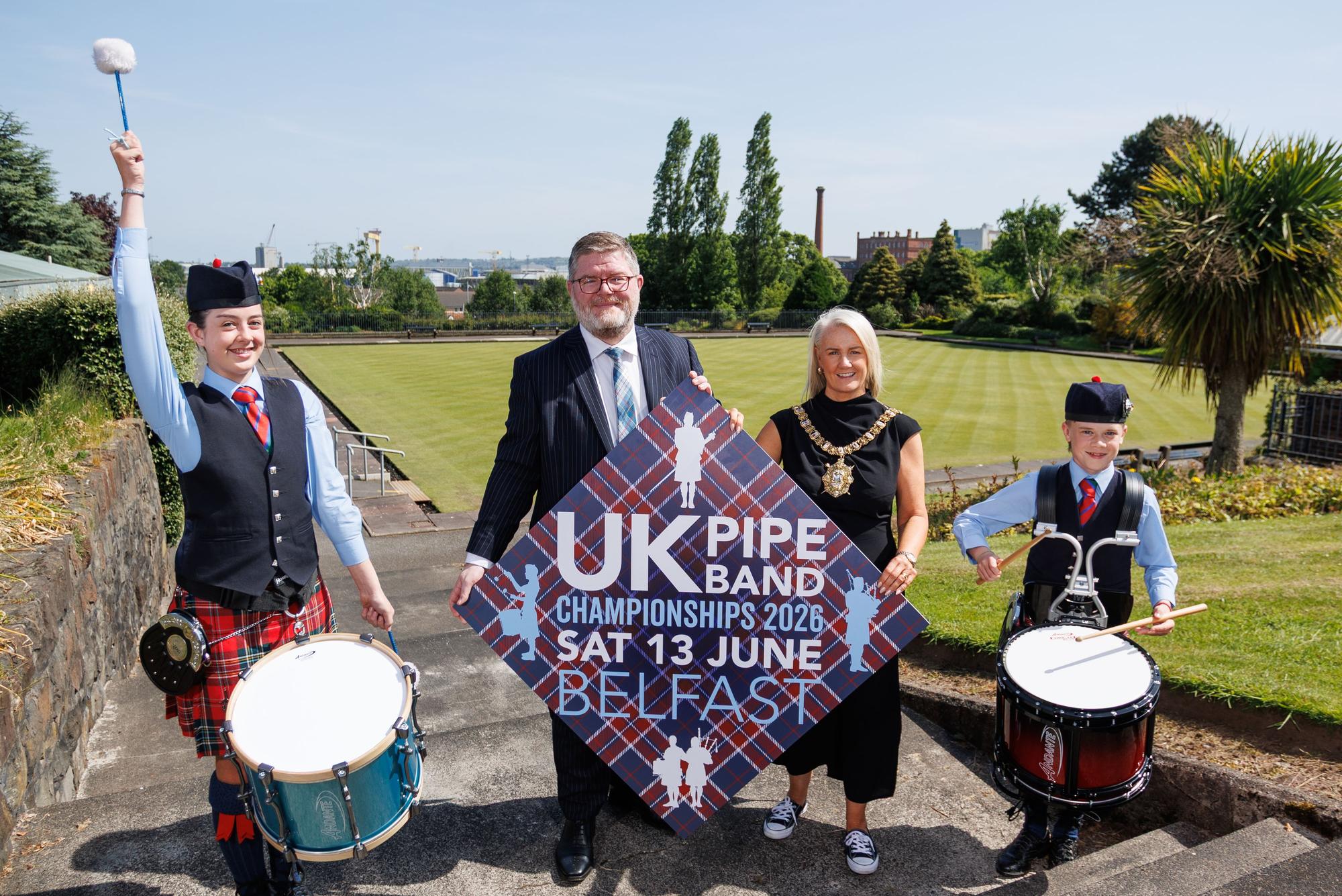 UK pipe band competition 2026 in Belfast: 70 top bands and 13 times ...
