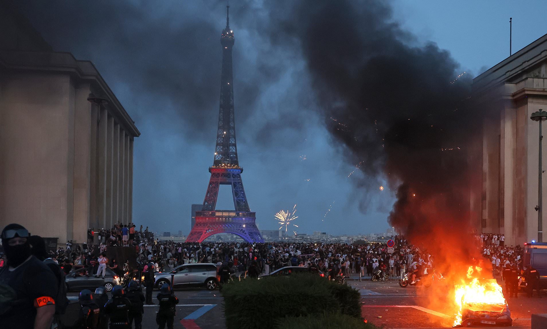 One fan dead and another in intensive care after violence in 15 French ...