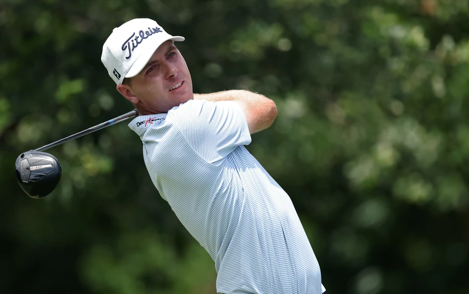 Gerard trails Cole by one after late birdie surge