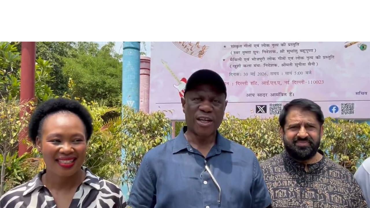 SA Deputy President Paul Mashatile explores culture at Delhi's Dilli Haat