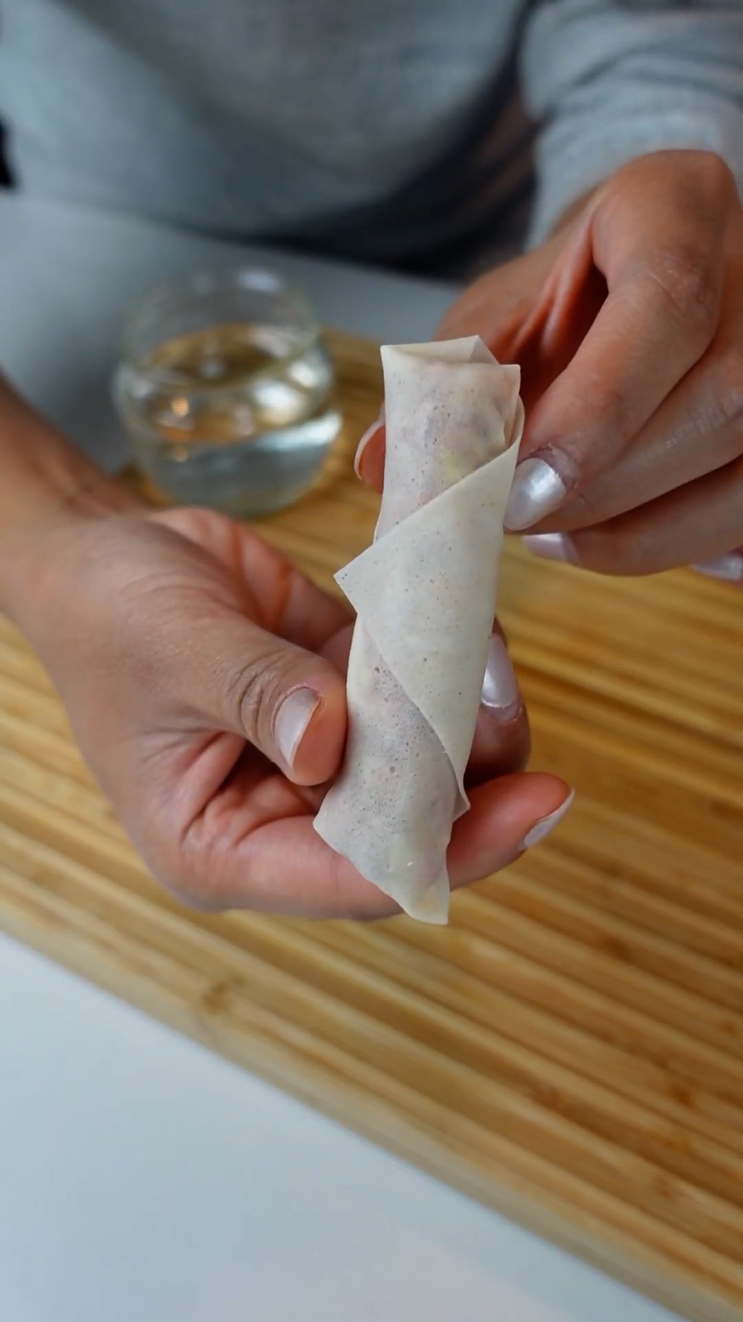 Filipino spring rolls made fresh at home versus frozen store options