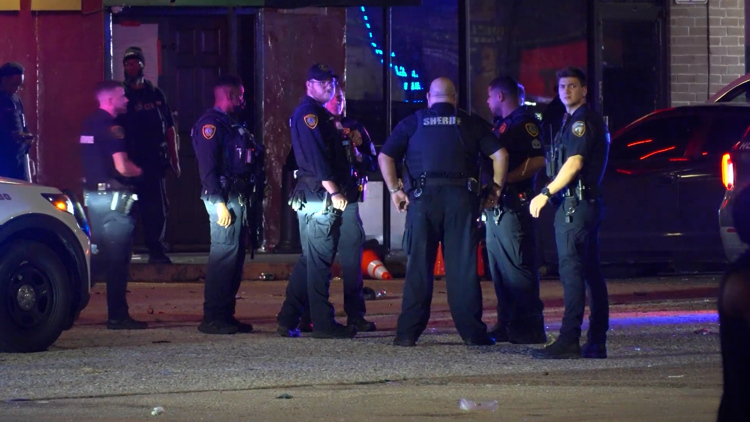 HPD: Gun fired while officers tried to break up massive crowd in north ...