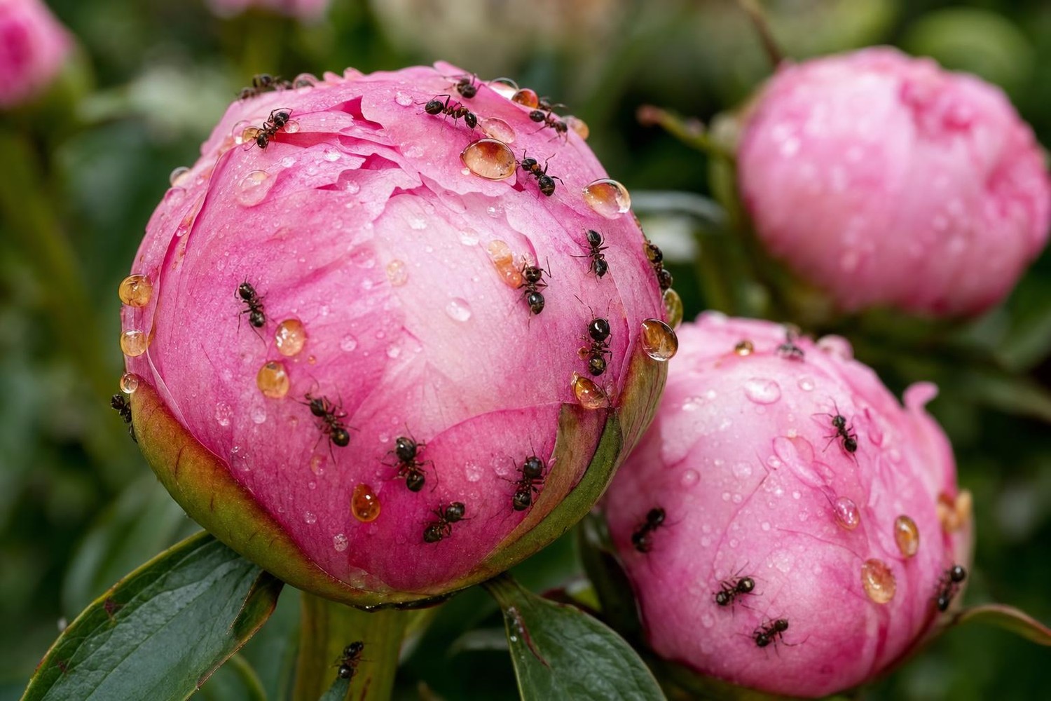 Pivoines et fourmis : le signe d’une floraison en forme et les rares ...