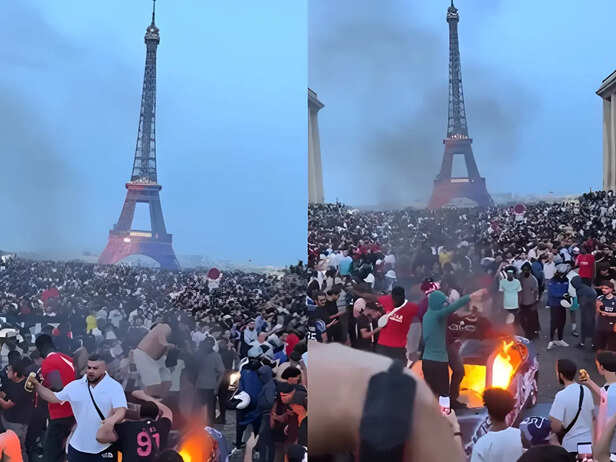 Did the Eiffel Tower catch fire during PSG celebrations? Here's what ...