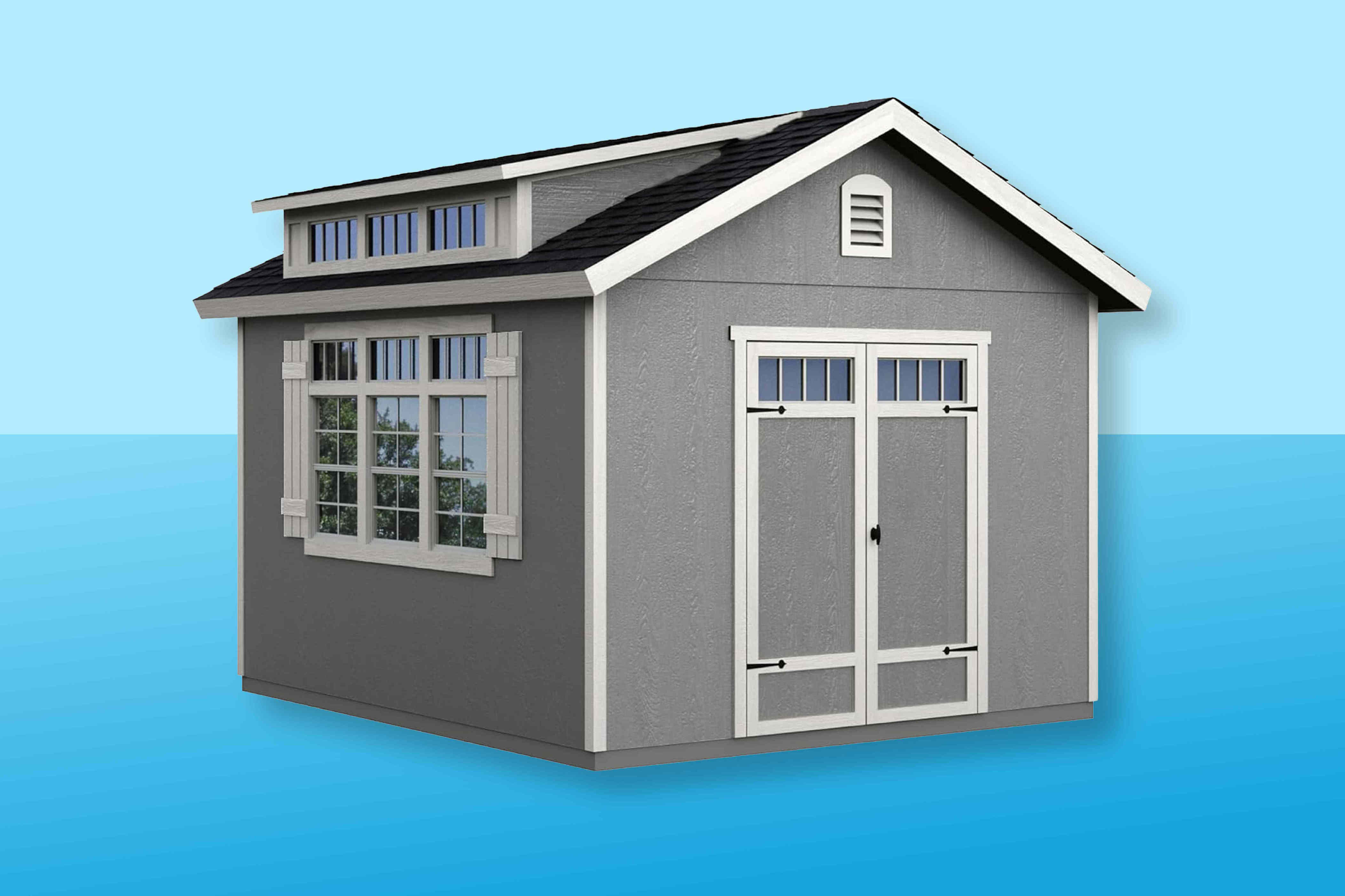 Amazon is selling a charming storage shed that could double as a guest ...