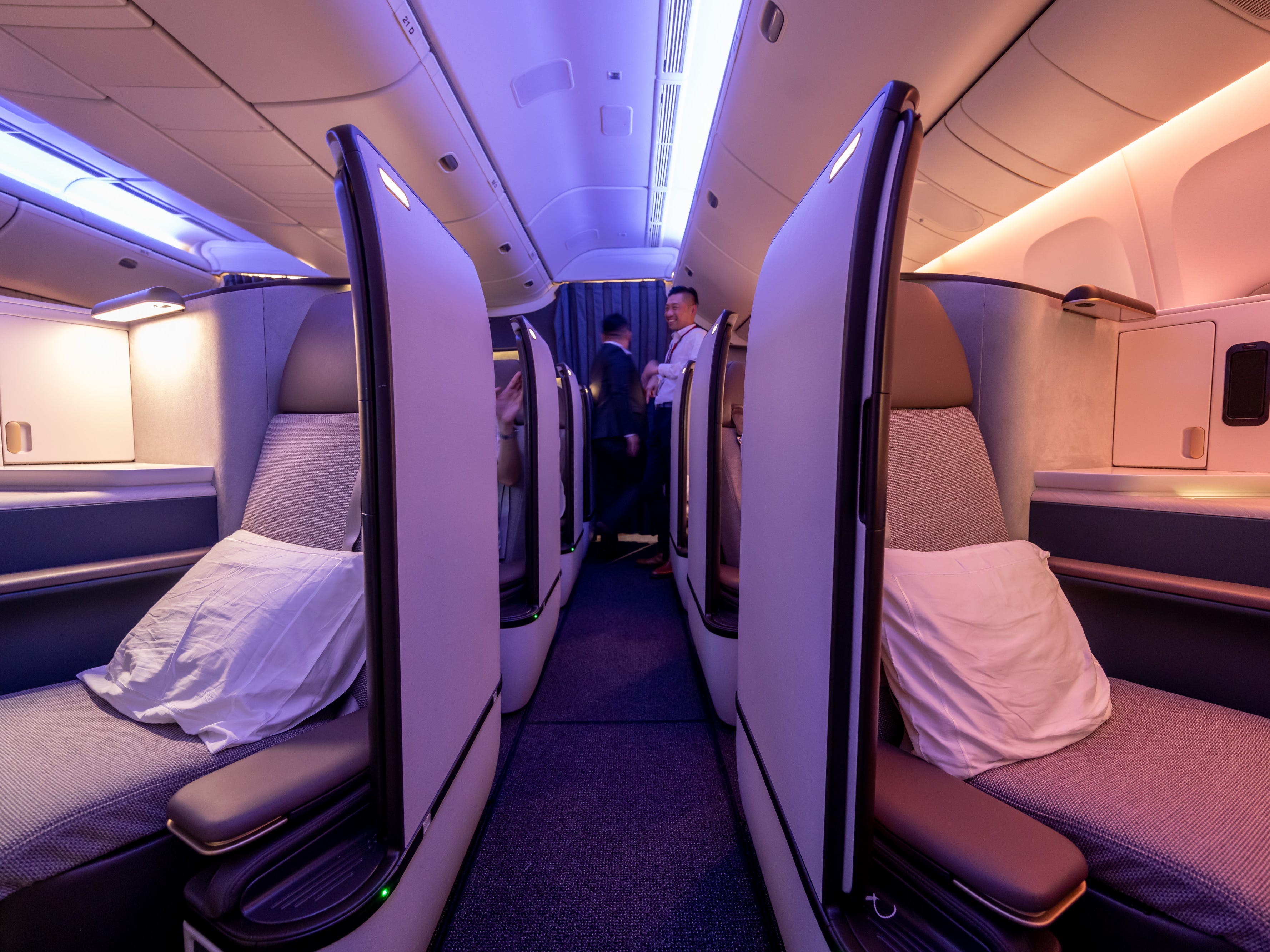 I've flown in business class on dozens of airlines. The seat I used to ...