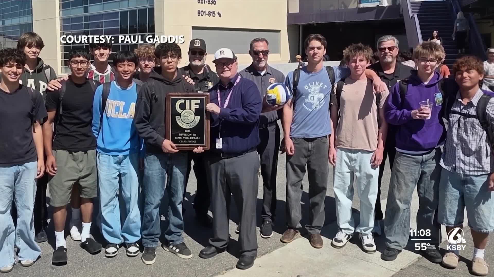 Righetti High School boys volleyball team wins CIF Central Division III