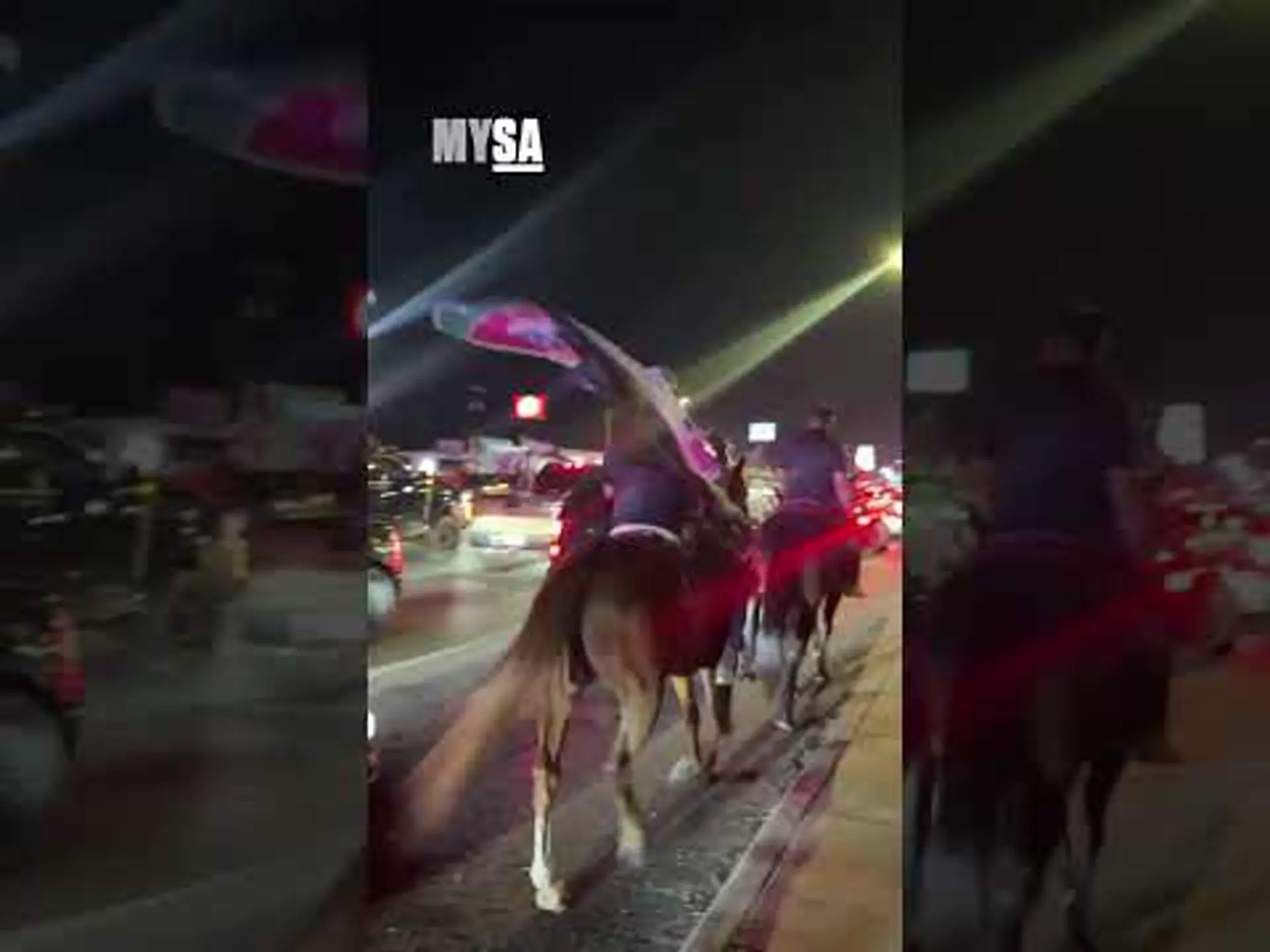 Honking for Spurs fans in San Antonio brought out horses, Spongebob ...