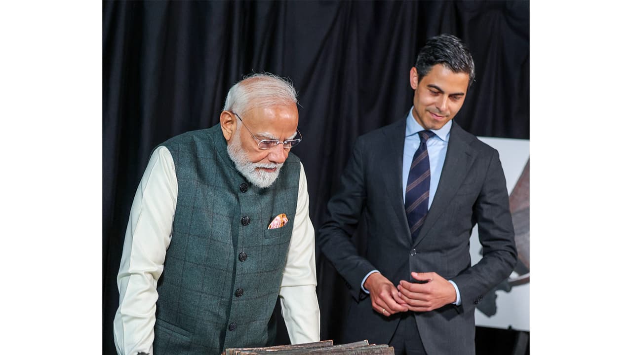 Chola-era plates return to India after 300 years, PM Modi elated
