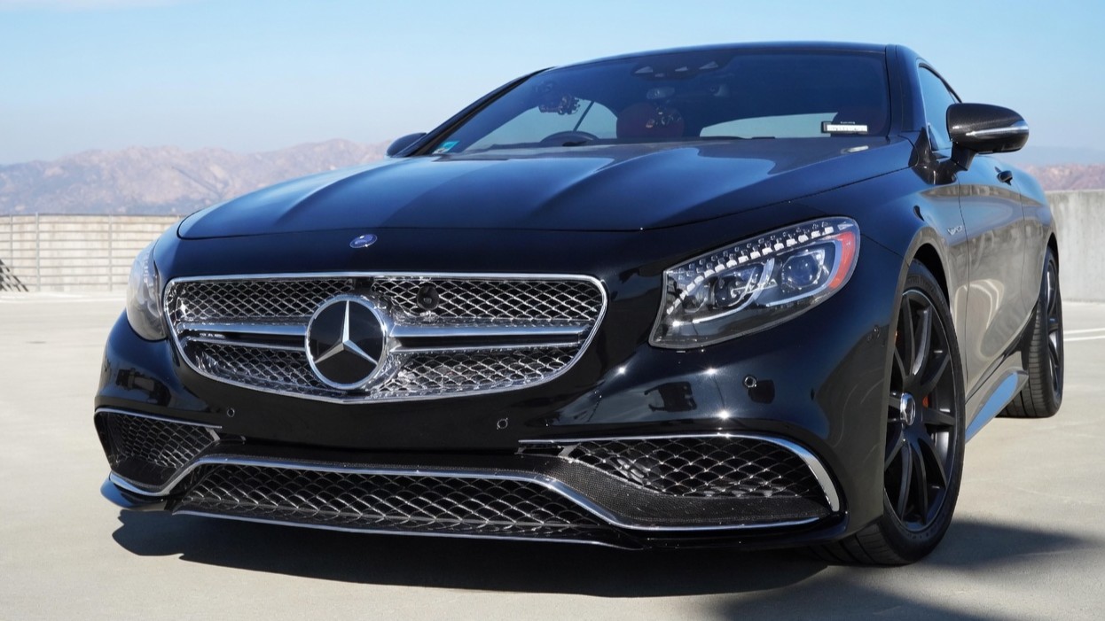 The Mercedes S65 AMG coupe showcases luxury engineering