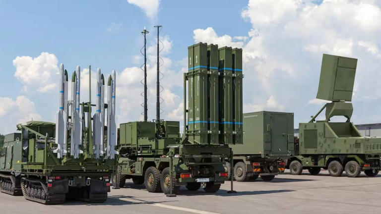 Ukraine receives new German IRIS-T air defence launcher amid continued ...