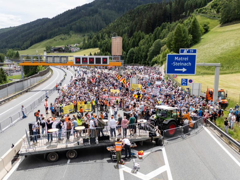 Nach Brenner-Demo: Verkehrssituation weiter sensationell