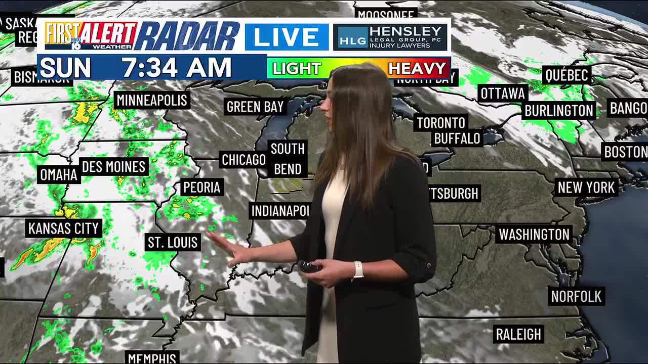 First alert forecast: Late week rain chance