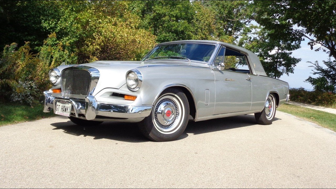 Silver 1962 Studebaker Hawk GT Gran Turismo